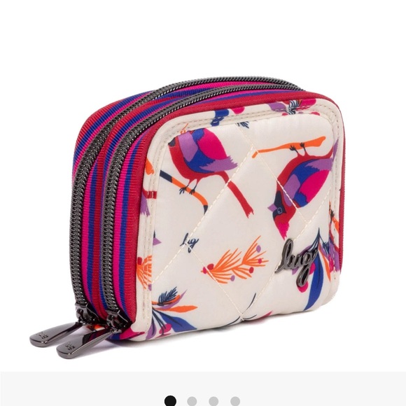 lug | Bags | Copy Lug Cardinals Cream Splits Small Accordion Wallet ...